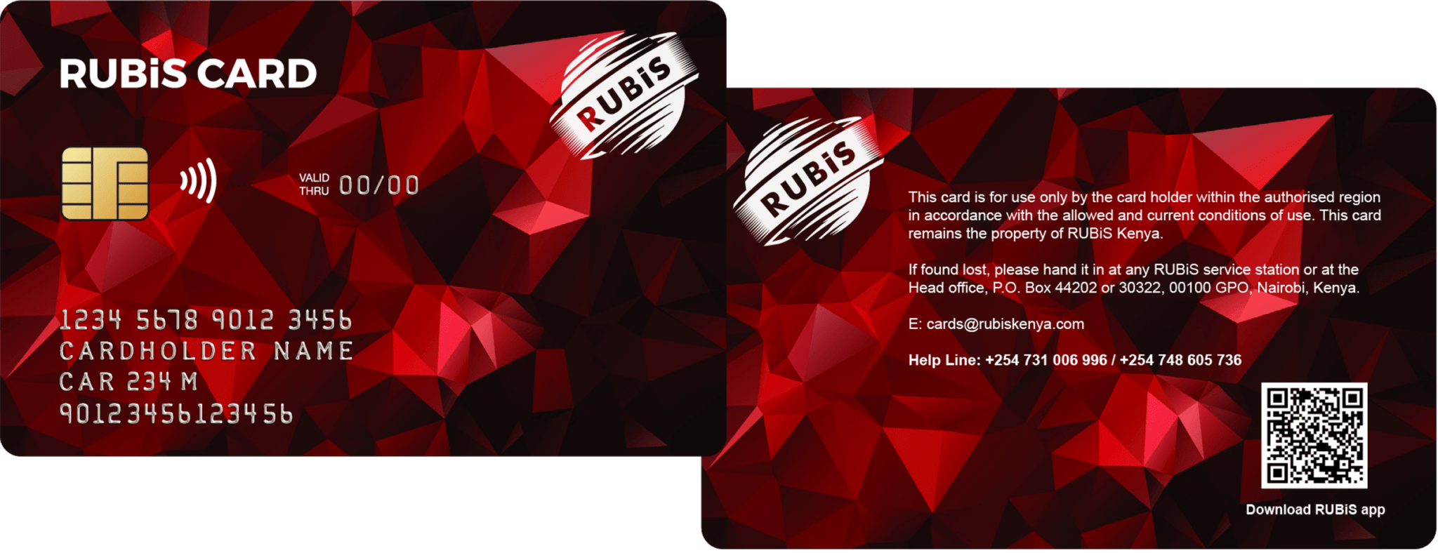 Rubis Card | Rubis Energy Kenya